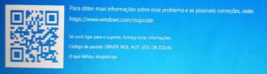 Como resolver a tela azul da morte do Windows