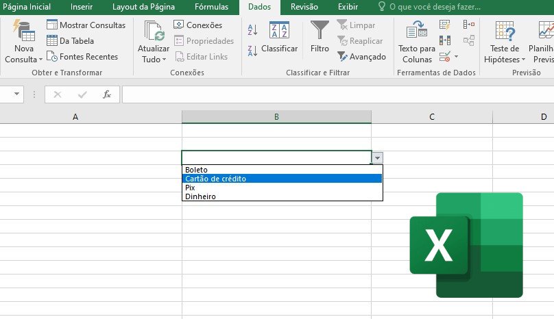 Como criar uma lista suspensa no Excel Como criar uma lista suspensa no Excel